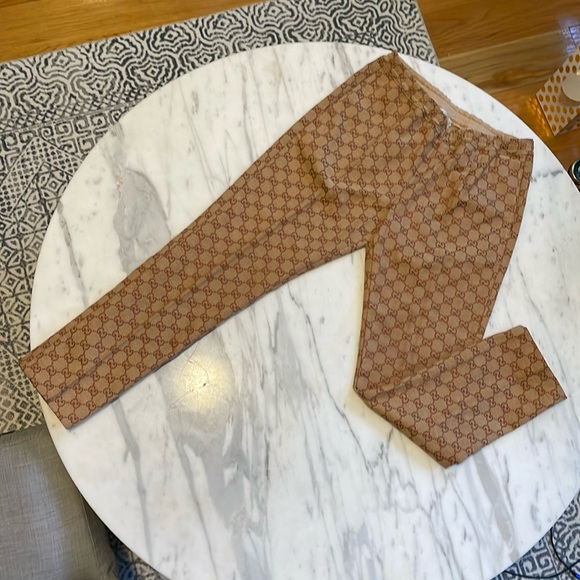 Gucci | Bottoms | Gucci Monogram Pants | Poshmark